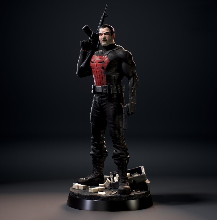 Punisher 3d printing stl files – stltime.com
